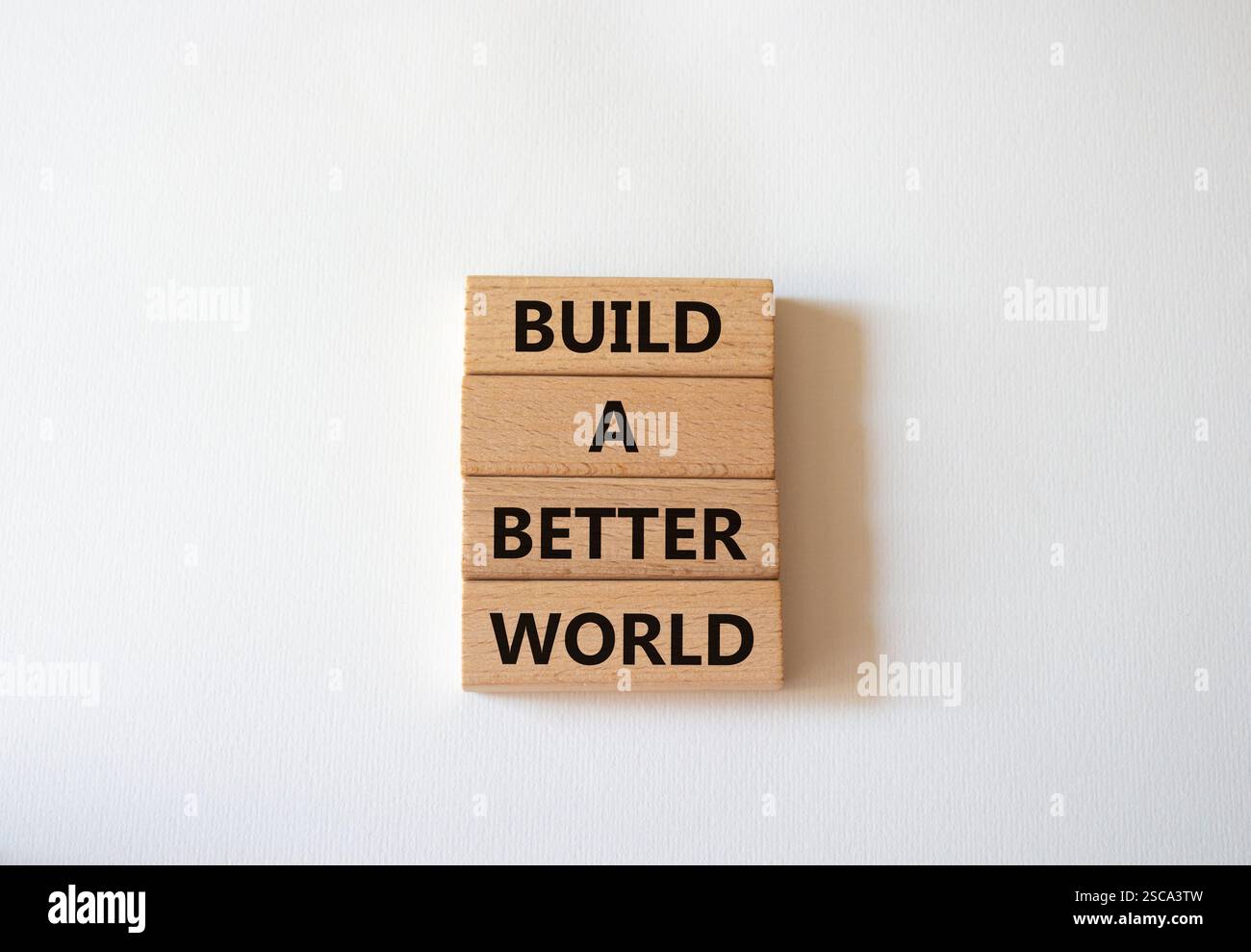 Build a better world symbol. Concept words Build a better world on ...