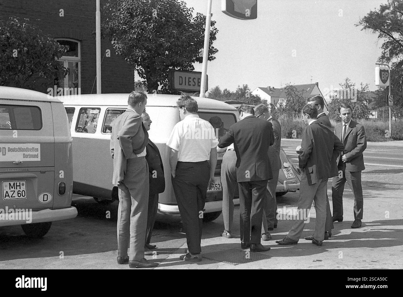 Berlin Young Socialists at the SPD Germany meeting in Dortmund, 1965 ...