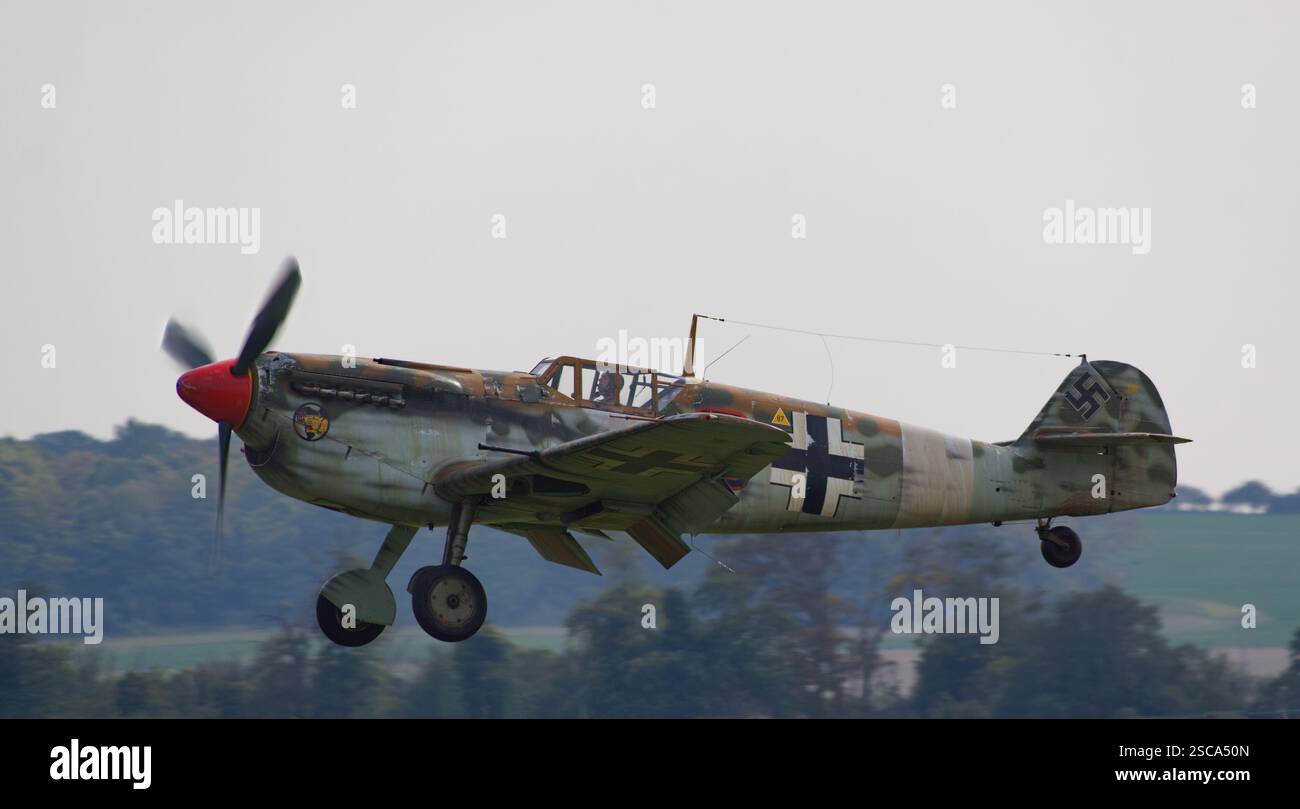 Hispano Aviación HA-1112 M1L Buchon, G-BWUE, flying as Messerschmitt Bf ...
