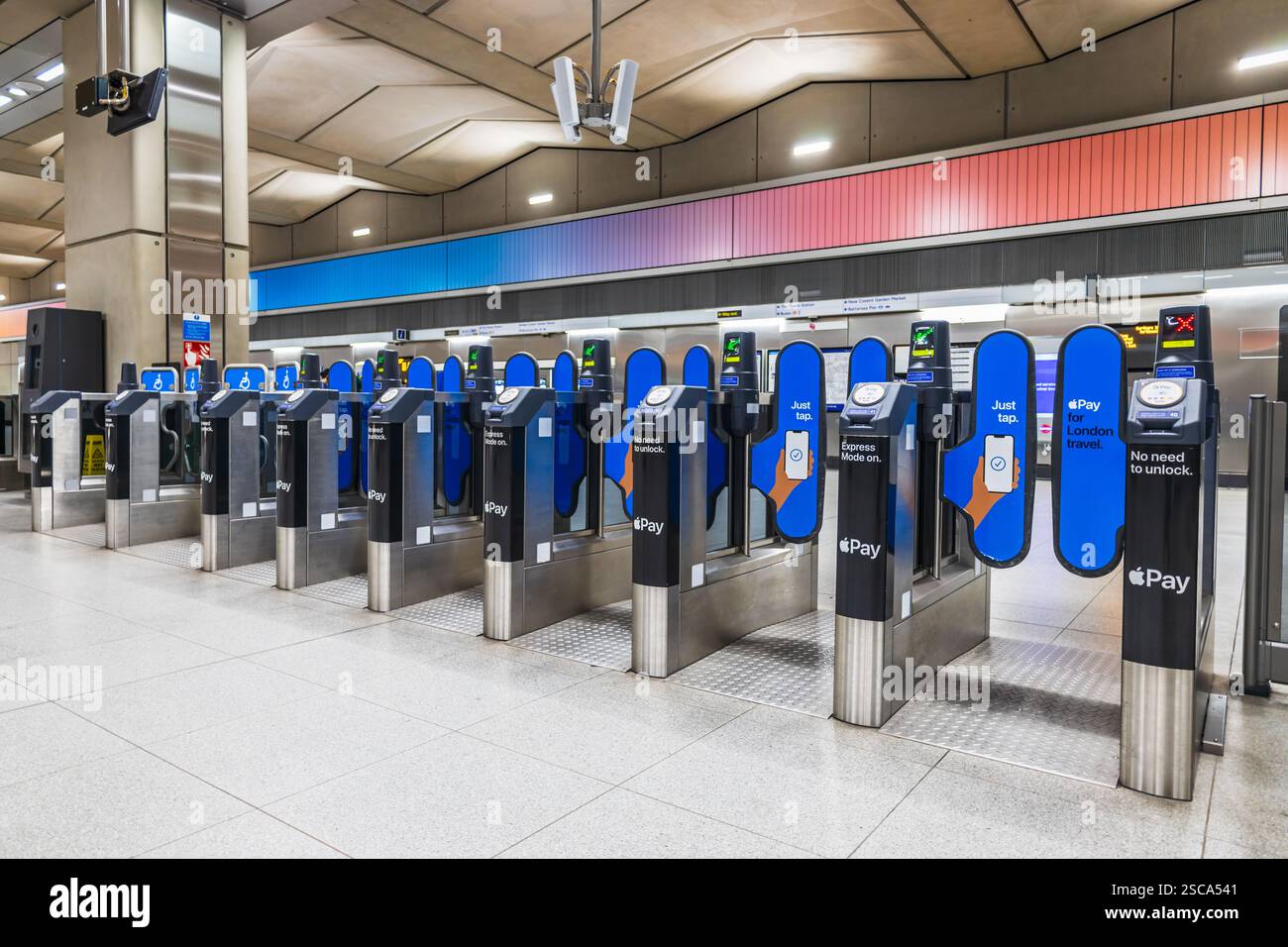 London Underground Ticket Barriers. Entrance to the Subway System ...