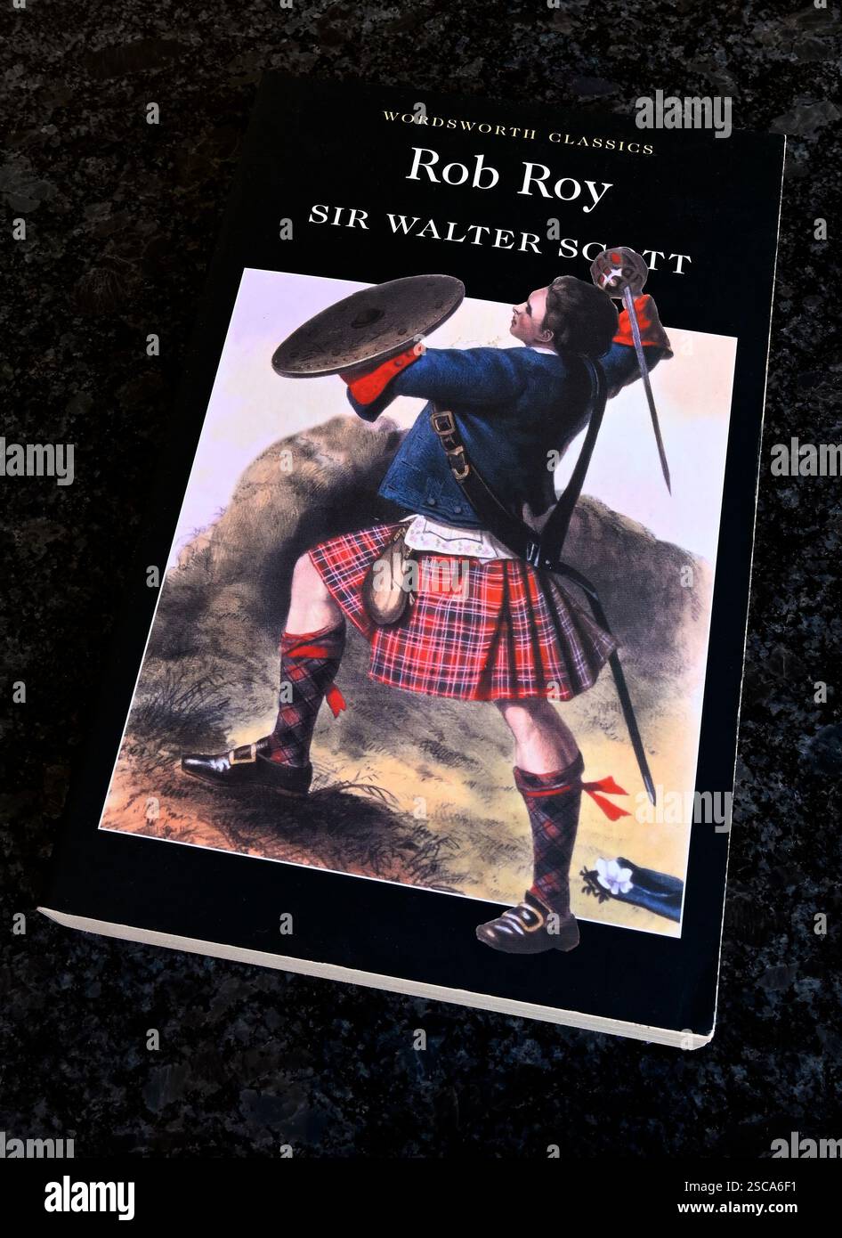 Book cover "Rob Roy" by Sir Walter Scott Stock Photo - Alamy