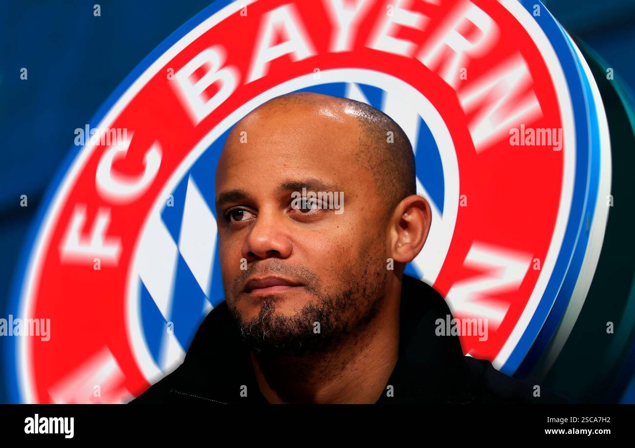 ! ACHTUNG FOTOMONTAGE ! Vincent Kompany, Trainer (FC Bayern München ...