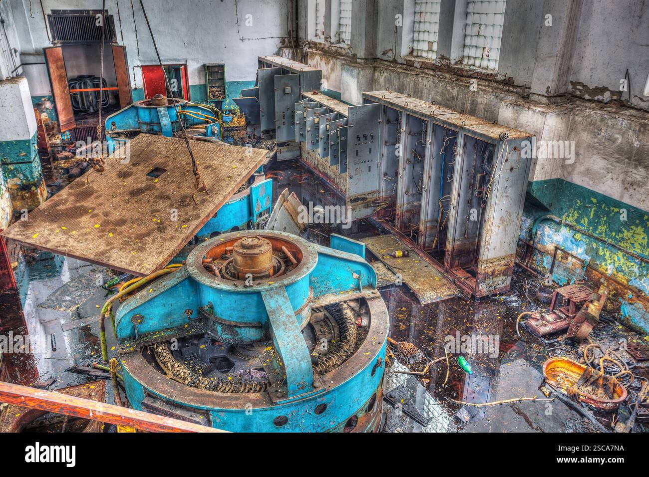 Ukraine. 10 September 2015. Chernobyl disaster, one of the mechanisms ...