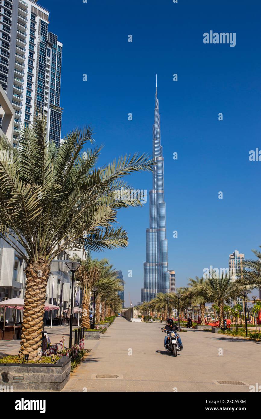 DUBAI, UAE - NOVEMBER 13: High rise buildings and streets nov 13. 2013 ...