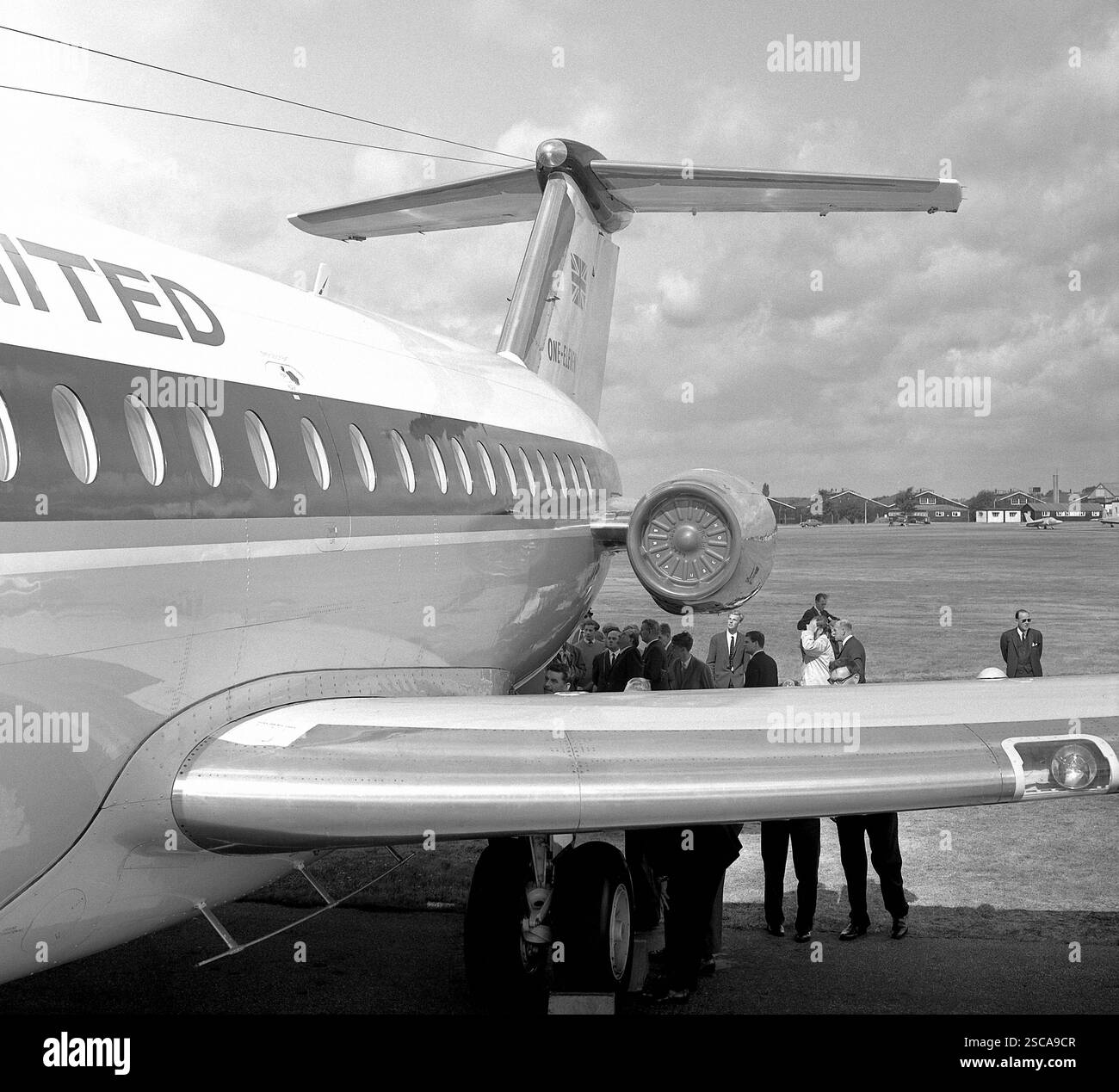 BAC One-Eleven (British Aircraft Corporation One-Eleven) in Farnborough ...