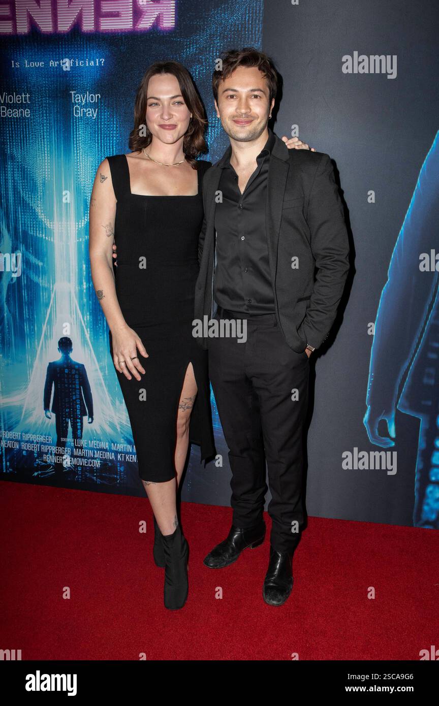 Violette Beane und Taylor Gray bei der Premiere des Kinofilms Renner im ...
