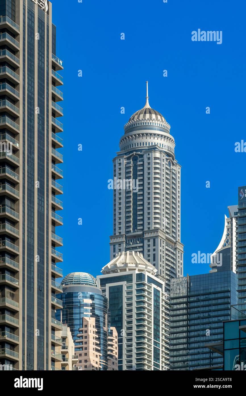 Post Modern style Princess Tower at Dubai Marina - completed in 2012 ...