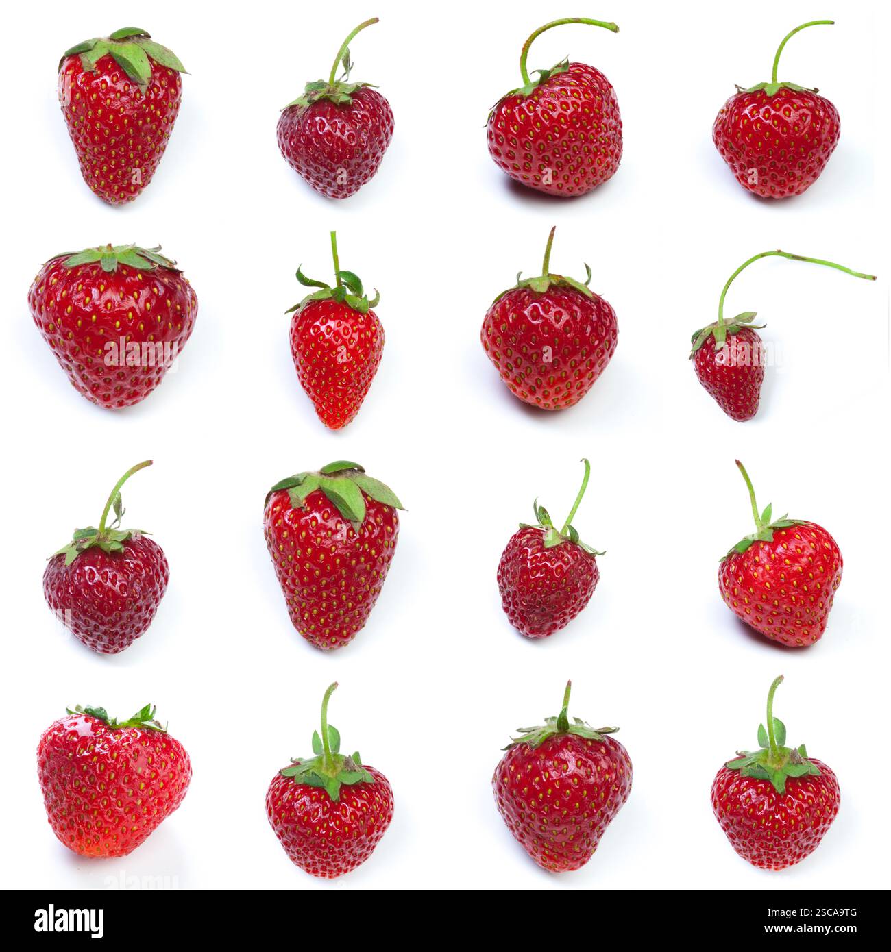 Collage of strawberries Stock Photo - Alamy