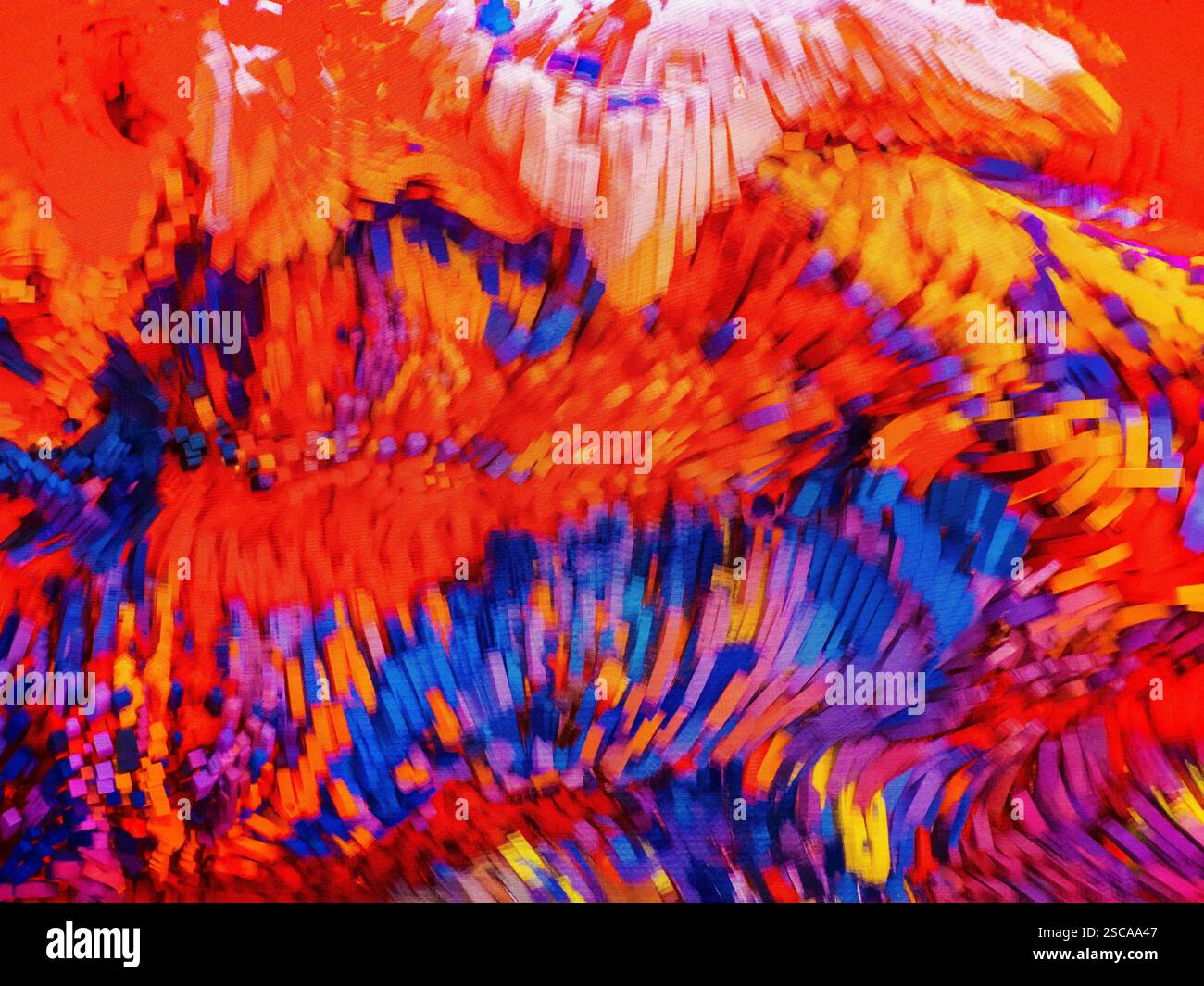 A fleeting moment during the display inside the Gaudi Cube by Refik ...