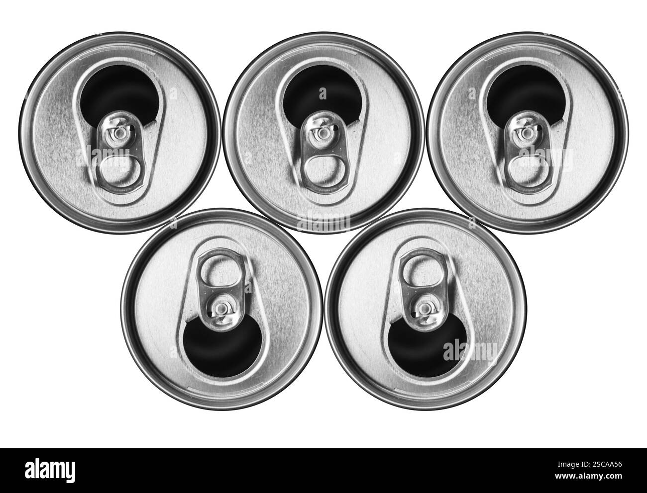 metal beer cans isolated on white background Stock Photo - Alamy