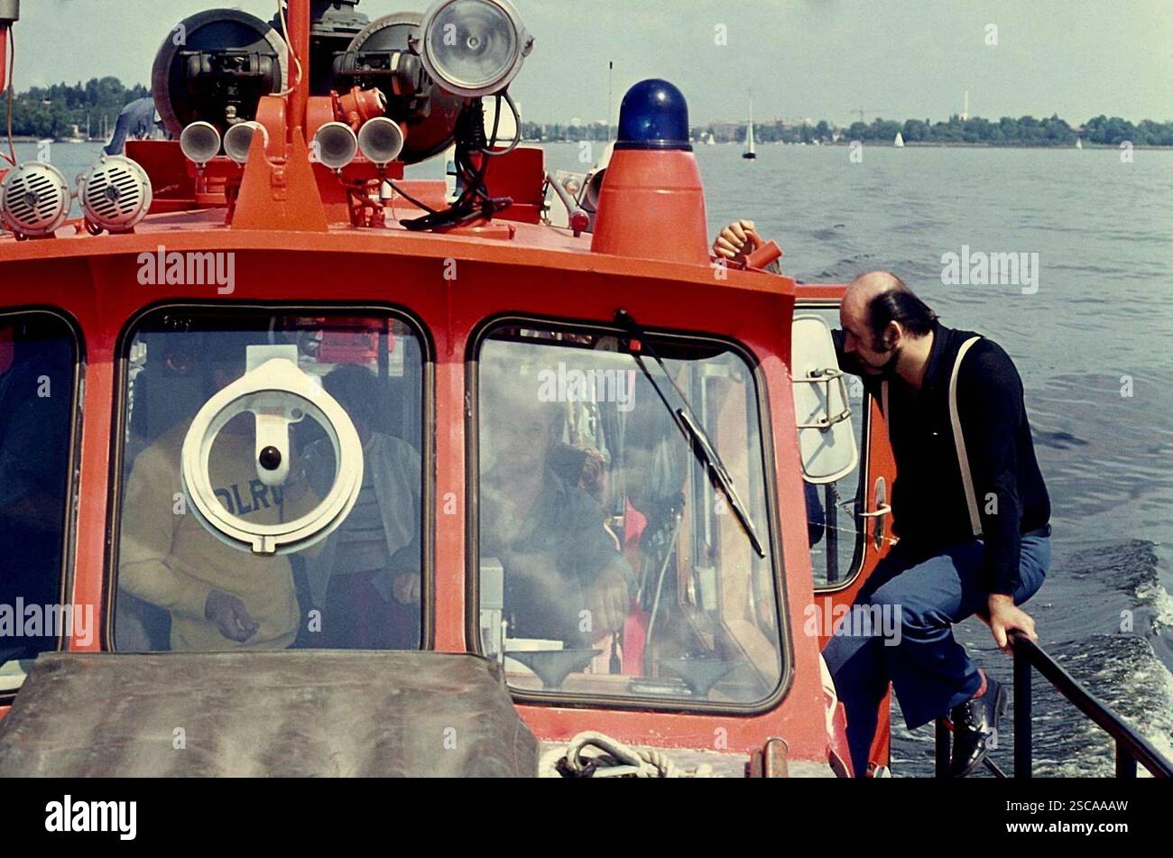Fireboat on the Havel in Berlin Stock Photo - Alamy