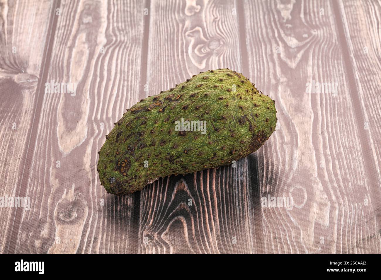 Ripe green sweet juicy soursop fruit Stock Photo - Alamy