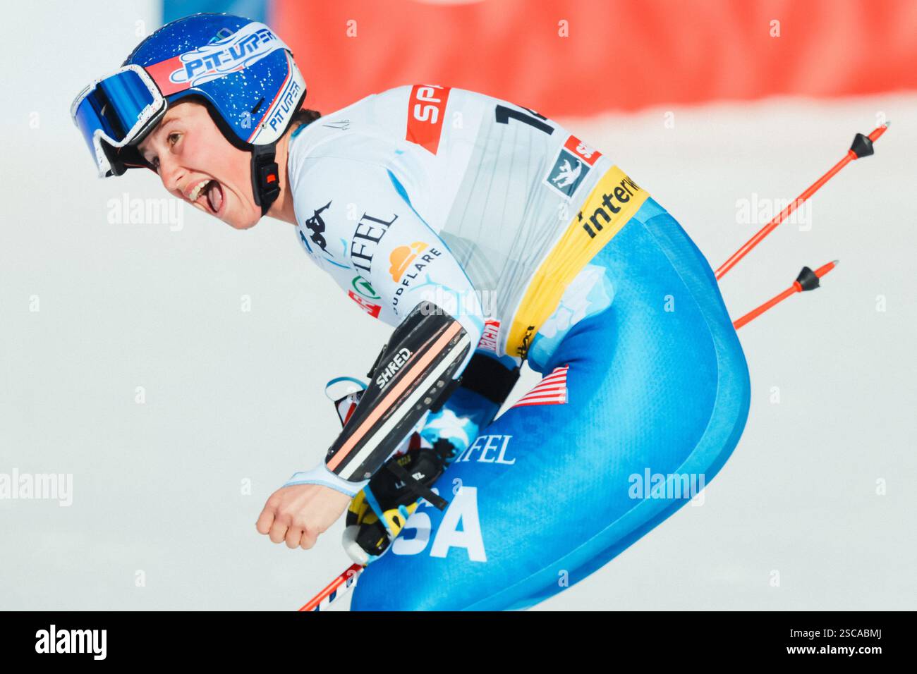 Saalbach Hinterglemm, Austria. 06th Feb, 2025. Alpine skiing: World ...