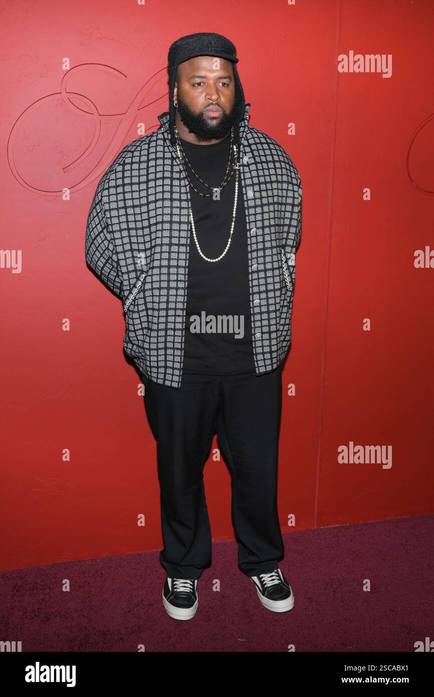 New York, USA. 05th Feb, 2025. Davon Godchaux attends Saks Fifth Avenue ...