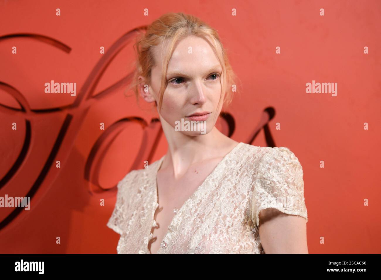 New York, USA. 05th Feb, 2025. Alex Consani attends Saks Fifth Avenue ...