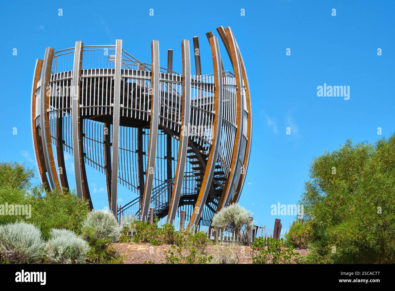 The Koombana Park Lookout structure near the Mangrove Walk by ...
