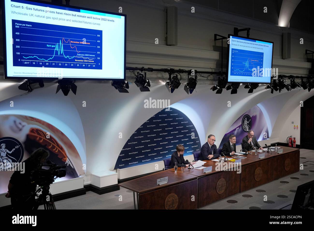 Andrew Bailey, Governor of the Bank of England, speaks during the ...
