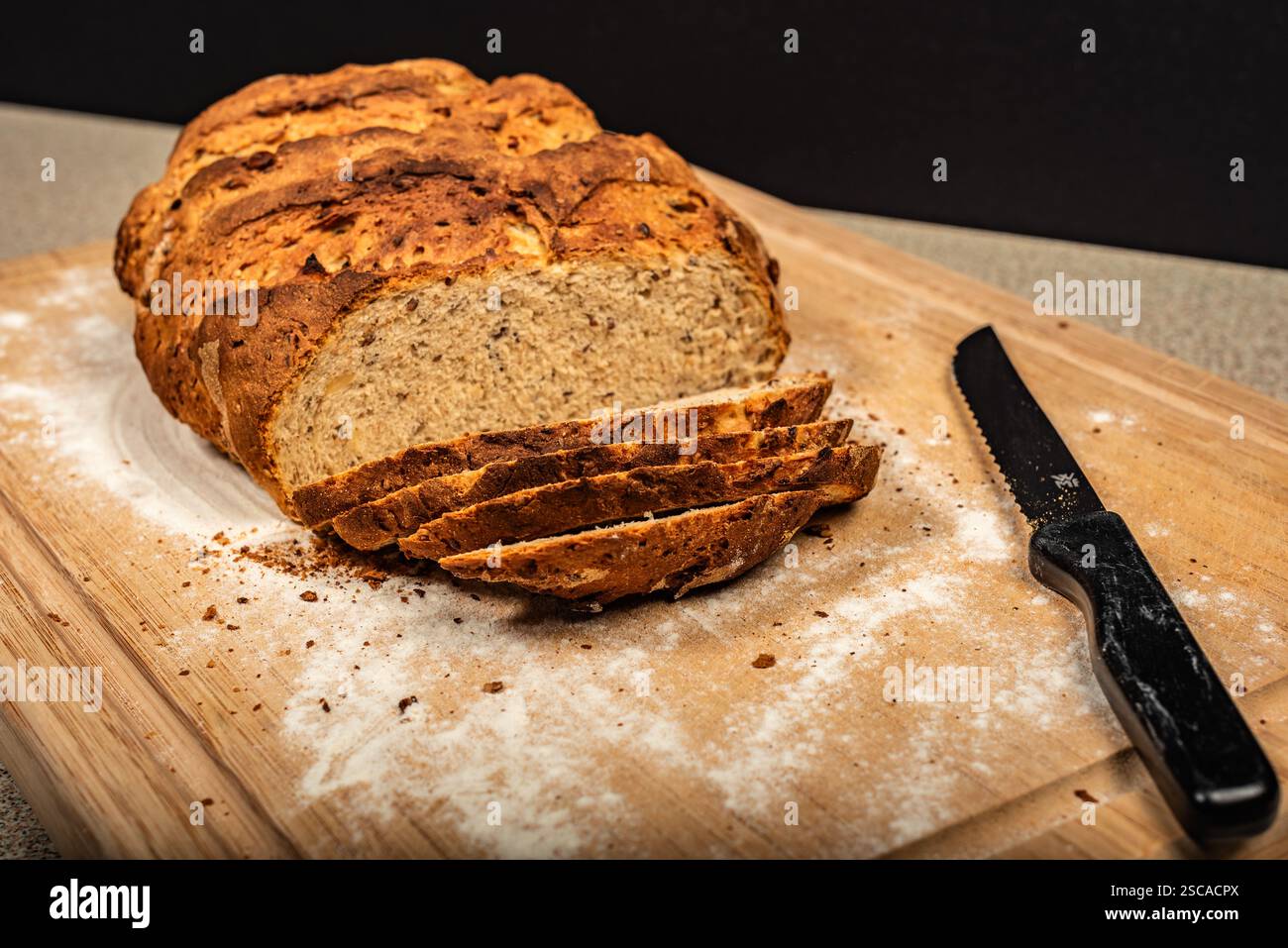 making bread at home Stock Photo - Alamy