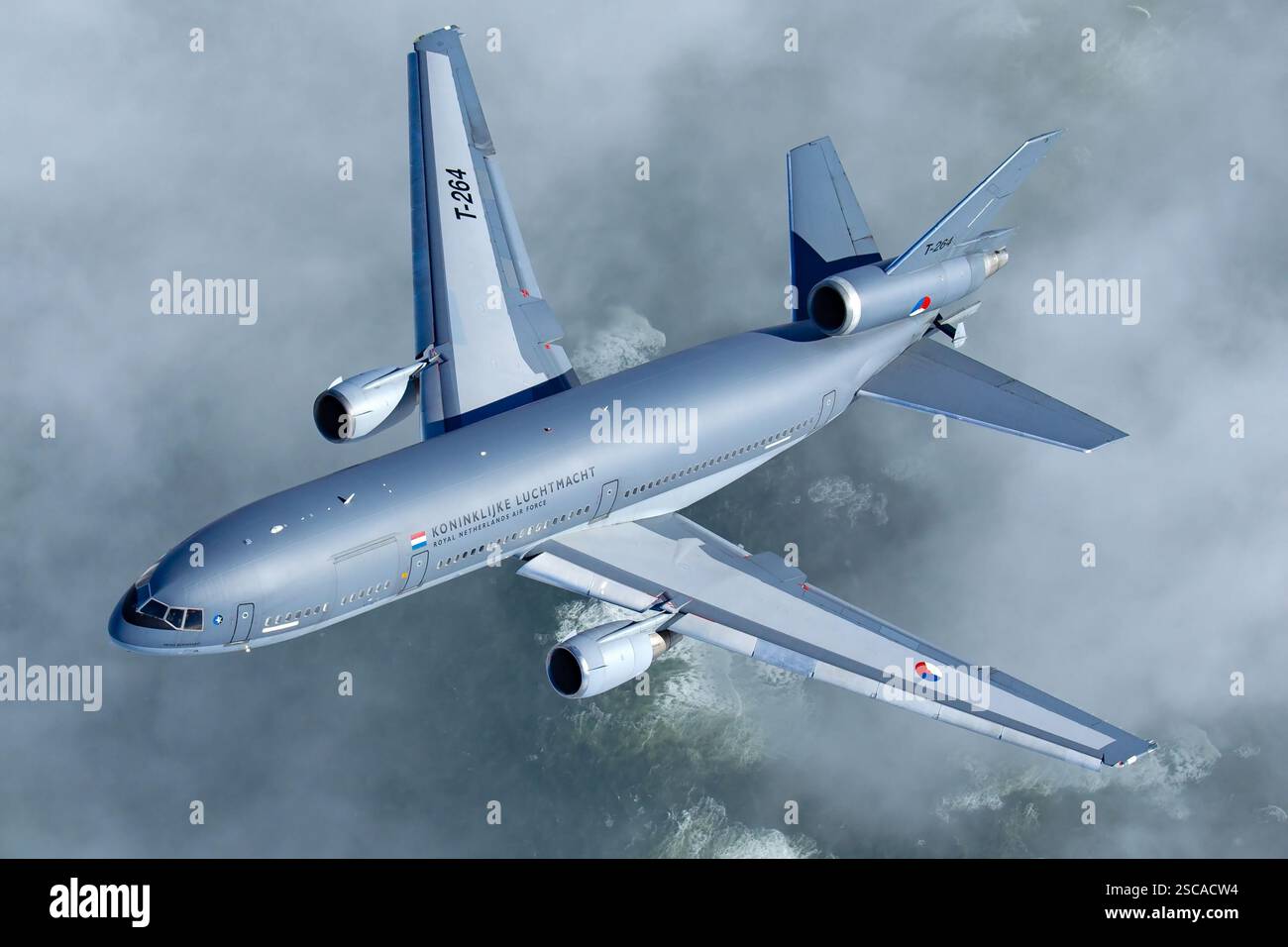 Royal Netherlands Air Force McDonnell Douglas KC-10 Extender in flight ...