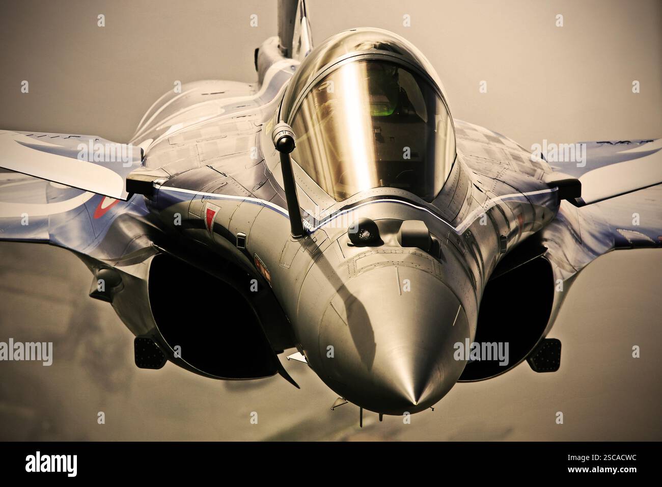The Dassault Rafale, used by the French Air Force, is a twin-engine ...