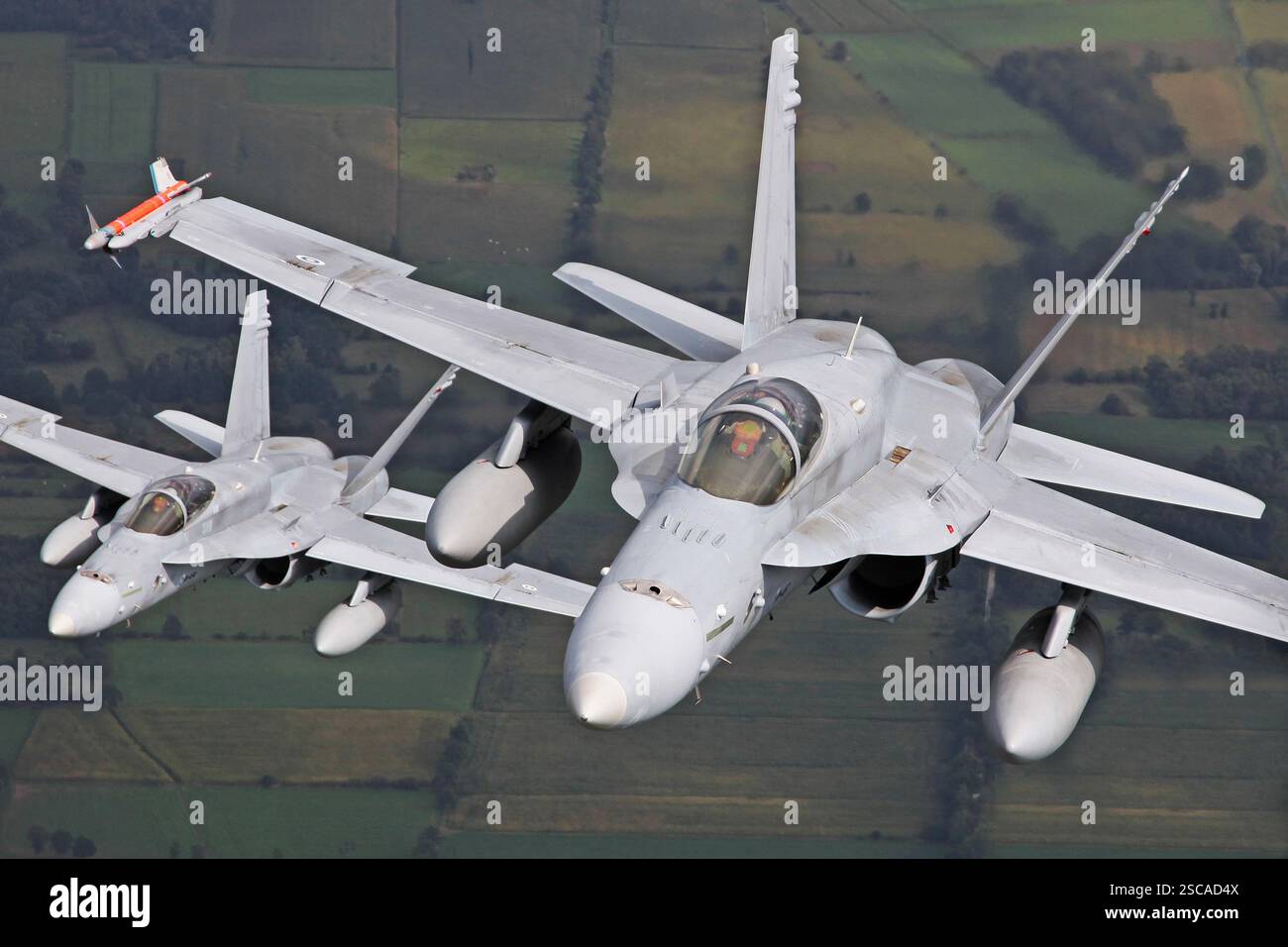 The McDonnell Douglas F/A-18 Hornet used by the Finnish Air Force is a ...