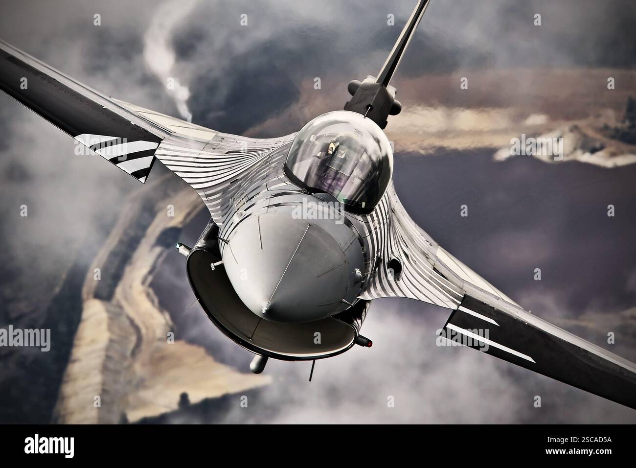 The Turkish Air Force F-16 Fighting Falcon is a versatile multirole ...