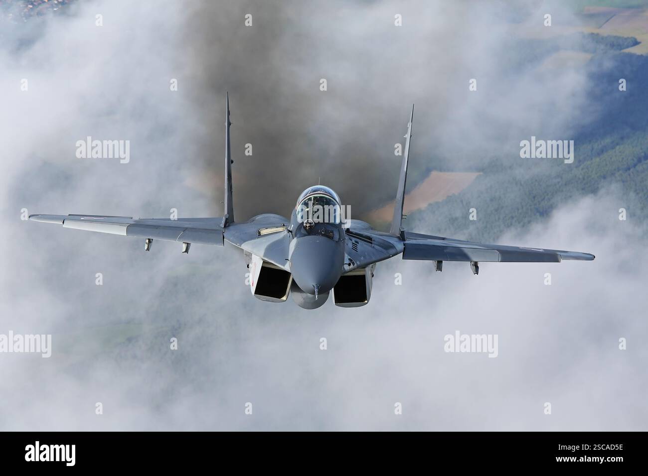The Polish Air Force operates the Mikoyan MiG-29, a twin-engine fighter ...