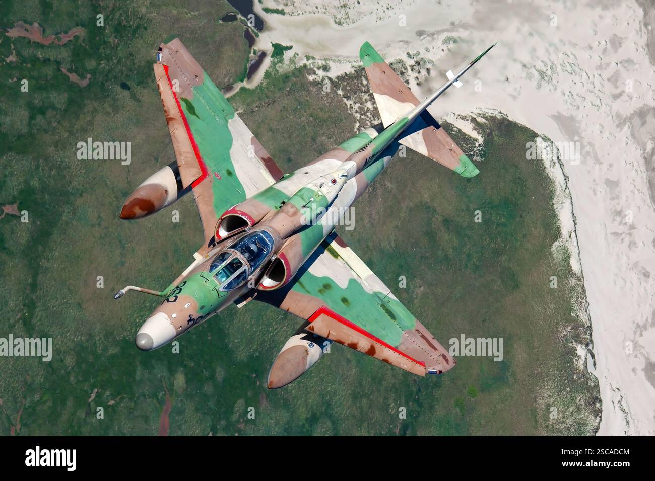 A-4 Skyhawk flying during an air-to-air photo shoot. The A-4 Skyhawk ...