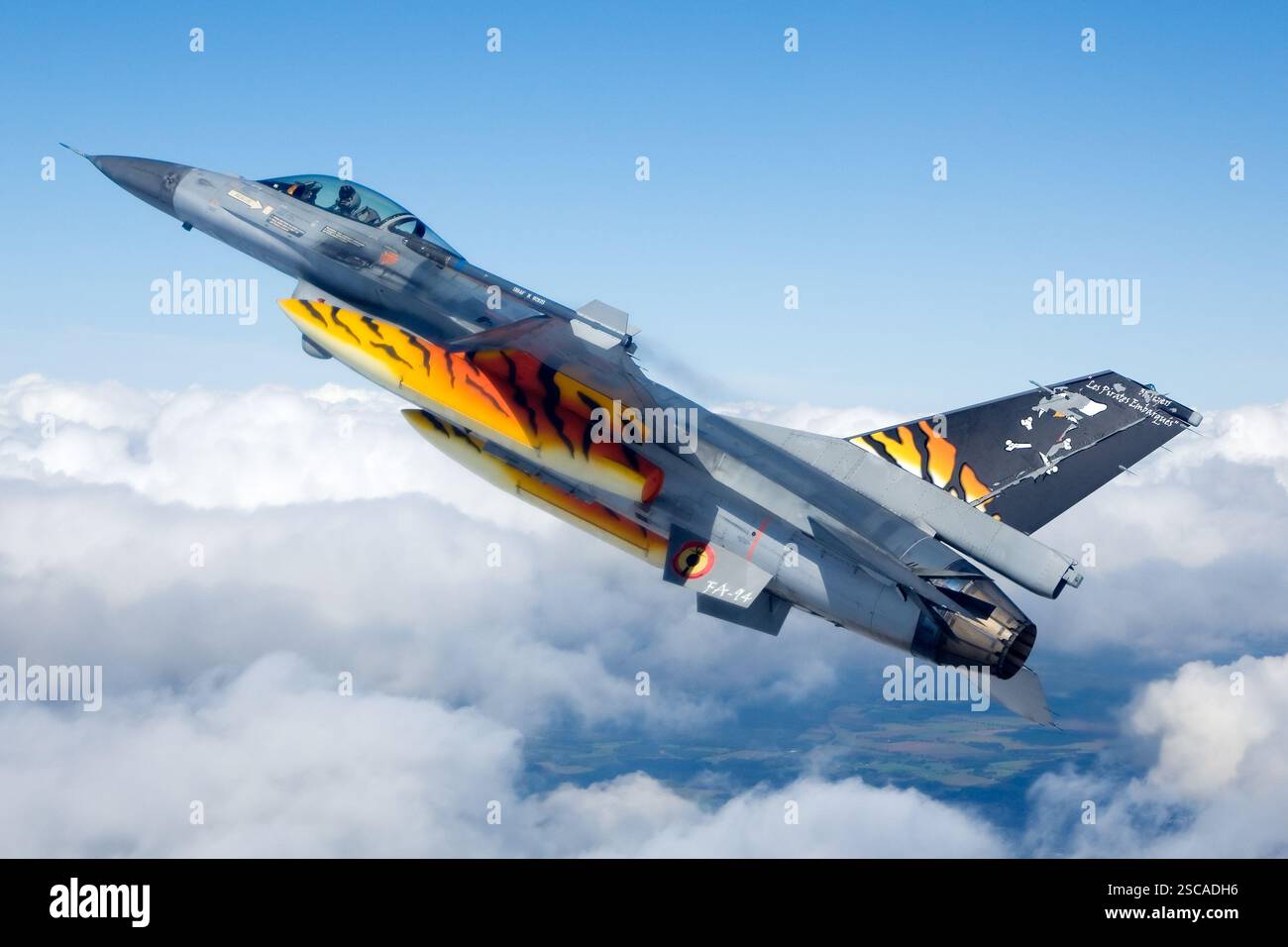 The Belgian Air Force uses the Lockheed Martin F-16 Fighting Falcon for ...