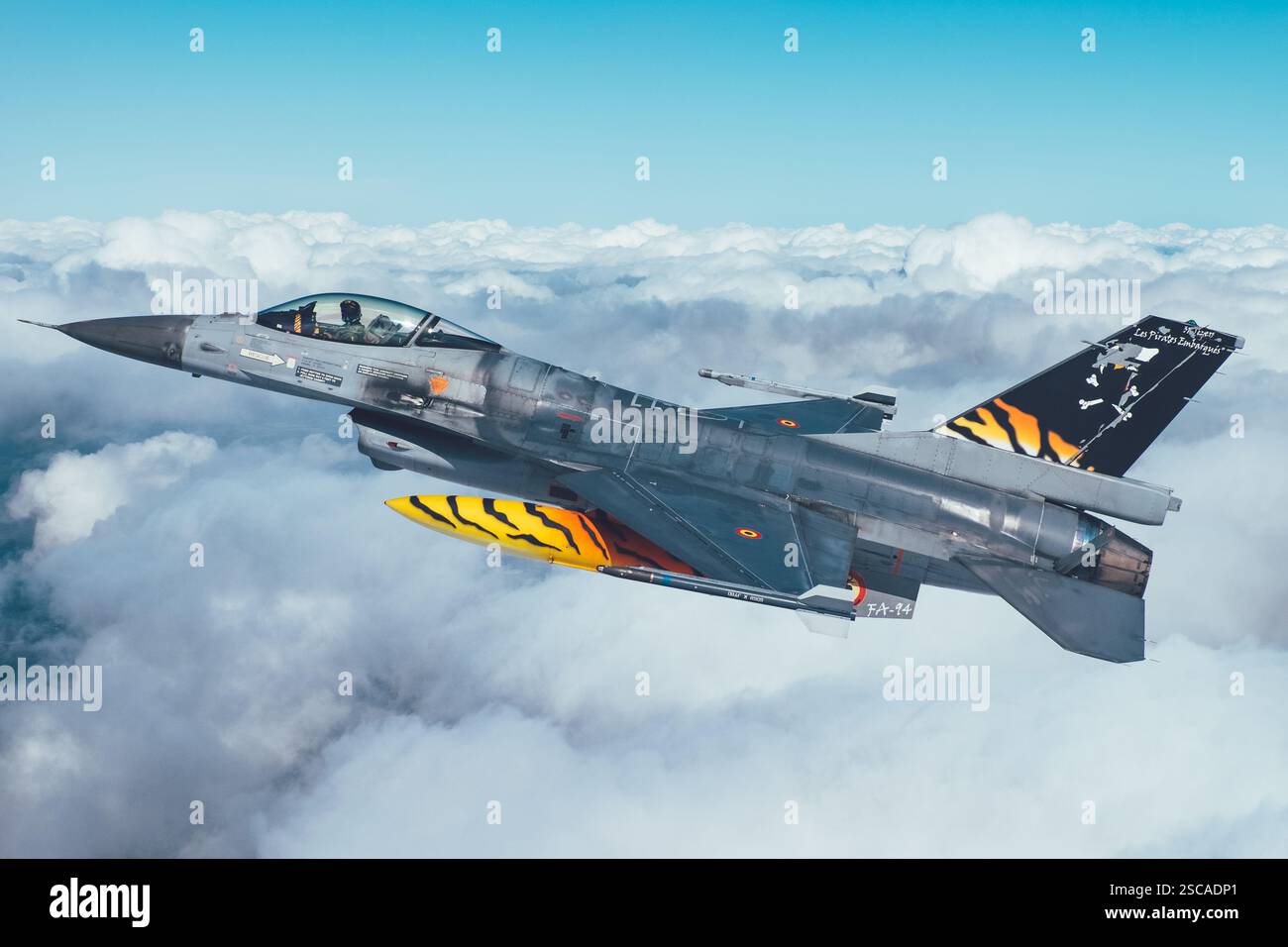 The Belgian Air Force's F-16 Fighting Falcon, powered by the Pratt & Whitney F100 engine, is ...