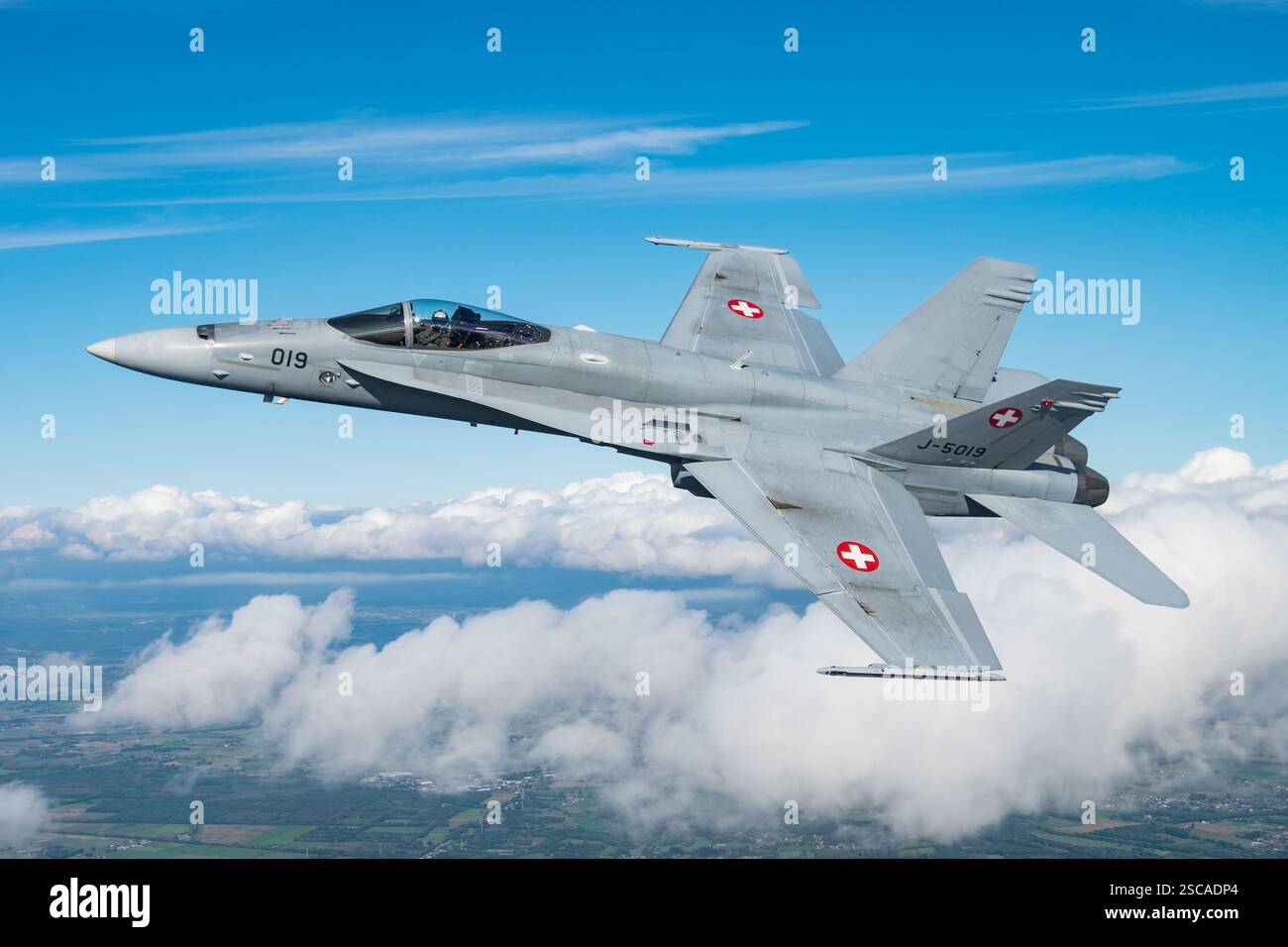 The McDonnell Douglas F/A-18 Hornet, operated by the Swiss Air Force ...
