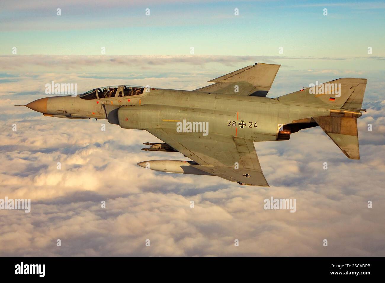 A German Air Force McDonnell Douglas F-4 Phantom II fighter jet in ...