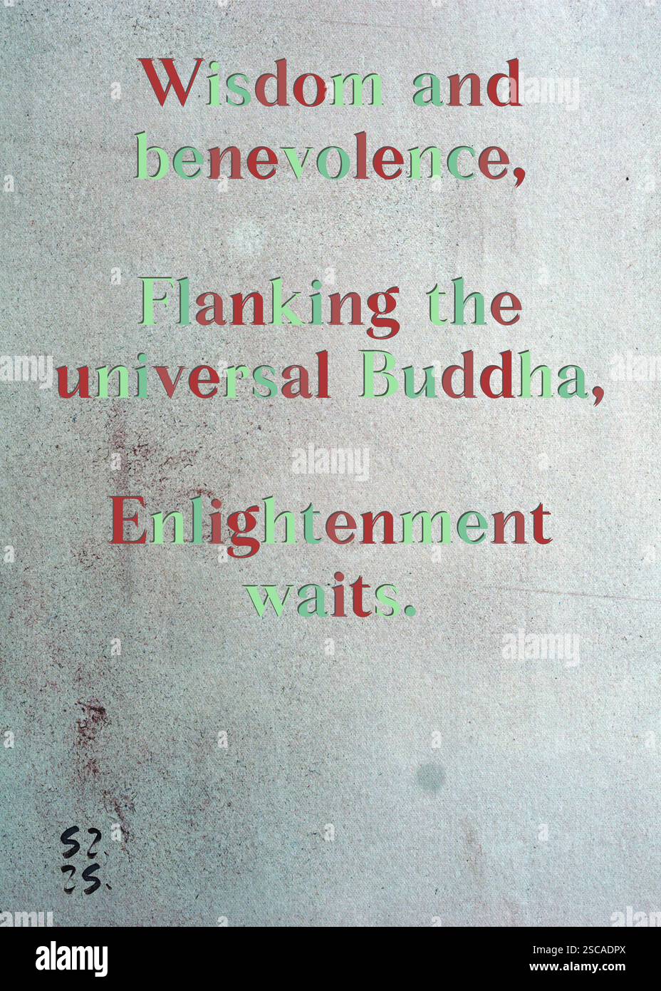 Wisdom and benevolence, Flanking the universal Buddha, Enlightenment ...