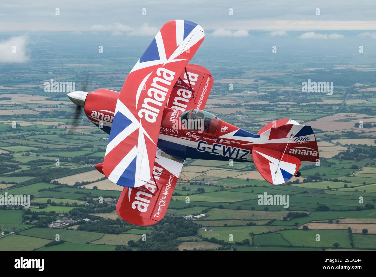 Another image of a Pitts Special performing an inverted maneuver during ...