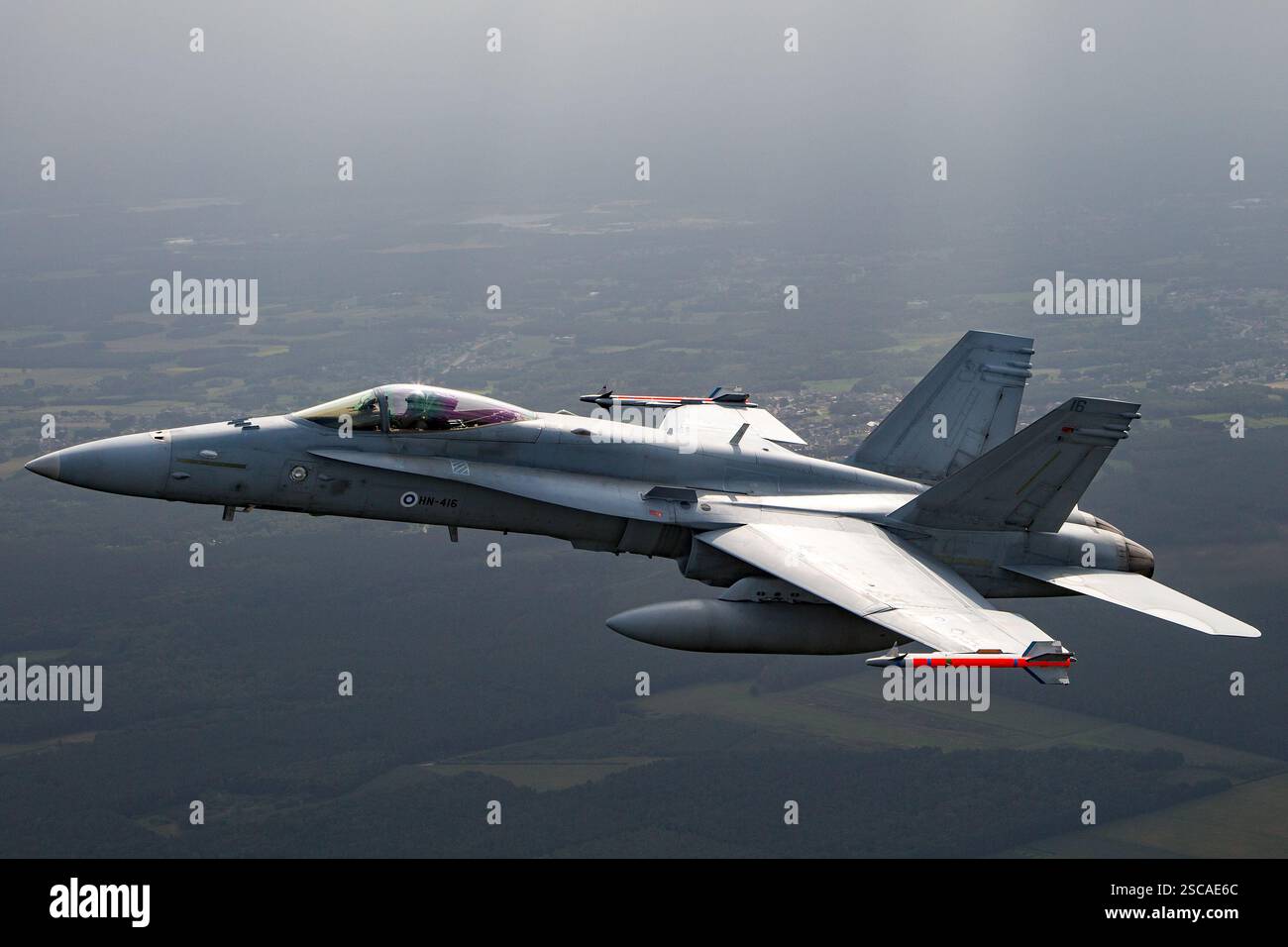 The McDonnell Douglas F/A-18 Hornet is a twin-engine, multirole fighter aircraft used by the ...