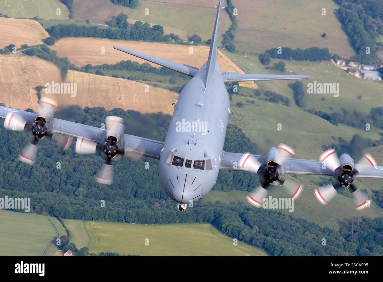 Royal Canadian Air Force Lockheed CP-140 Aurora in flight. This ...