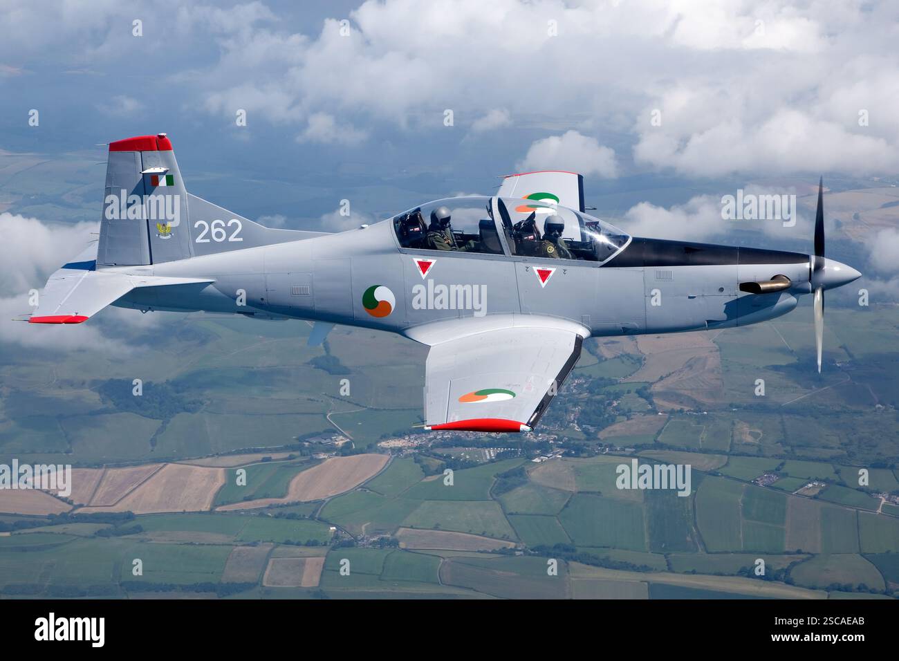 Irish Air Corps Pilatus PC-9M in flight Stock Photo - Alamy