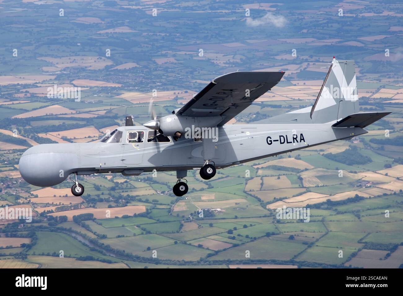 Britten-Norman Defender in formation flight Stock Photo - Alamy
