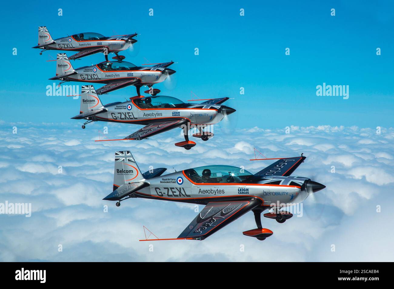Blades is a UK-based aerobatic display team flying the extra 330SC ...