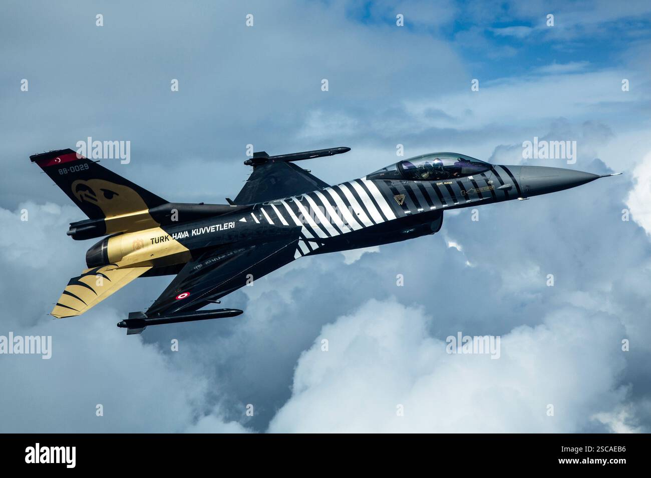 The Turkish Air Force F-16 Solotürk is a specially painted F-16 ...