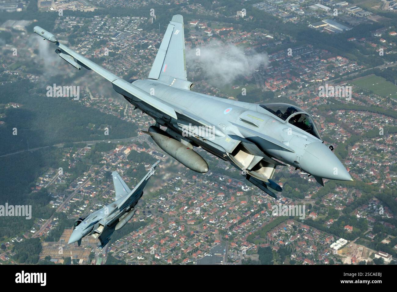 The Eurofighter Typhoon is a twin-engine, multirole fighter aircraft used by the Royal Air Force ...