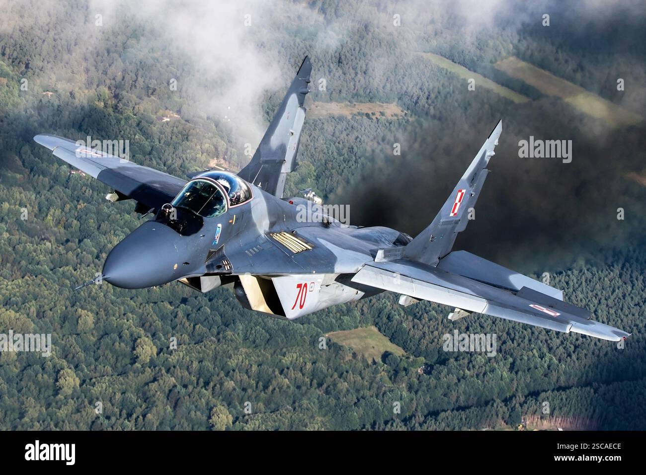 The Mikoyan MiG-29 is a twin-engine air superiority fighter aircraft ...