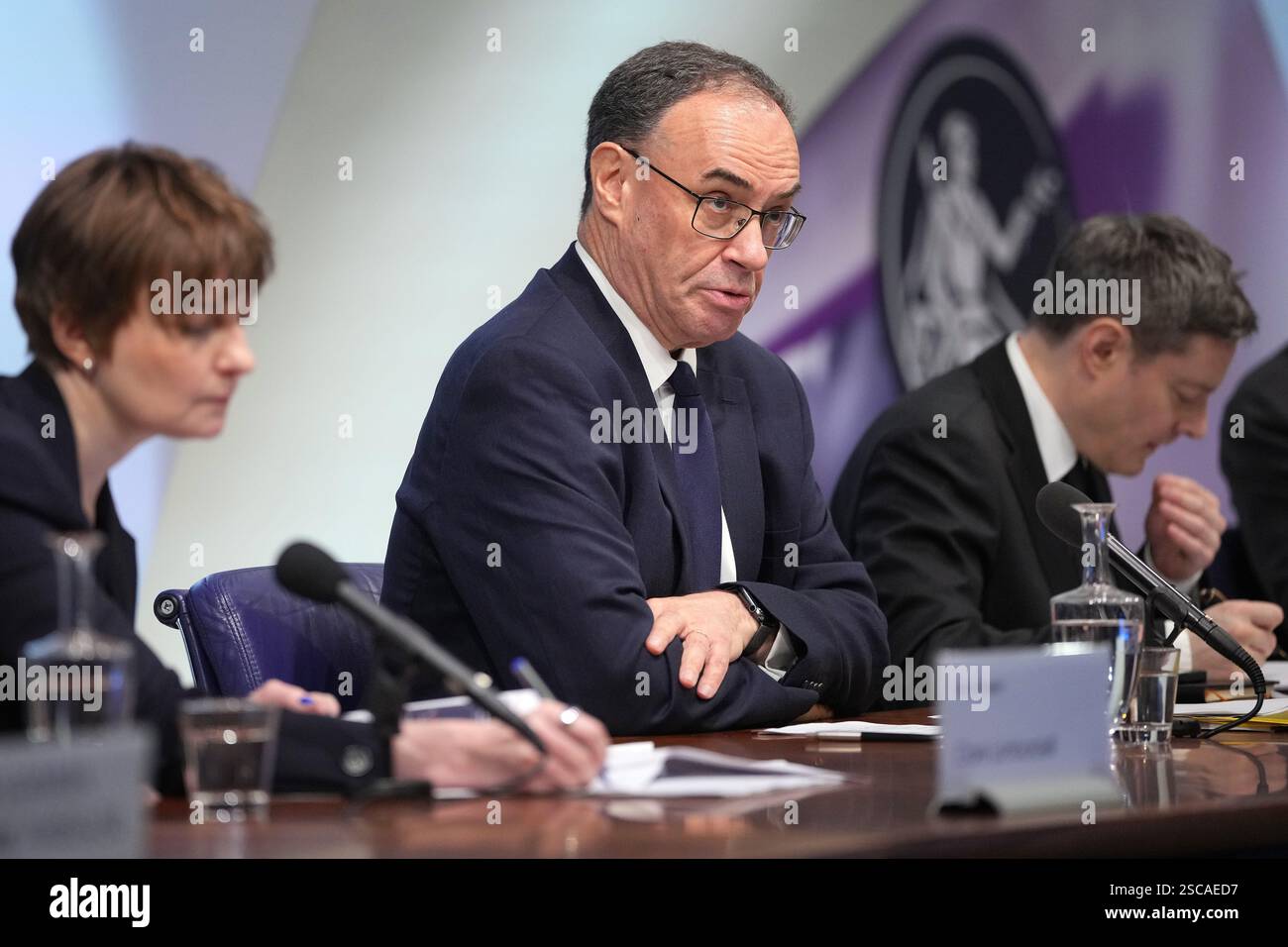Andrew Bailey, Governor of the Bank of England during the Bank of ...