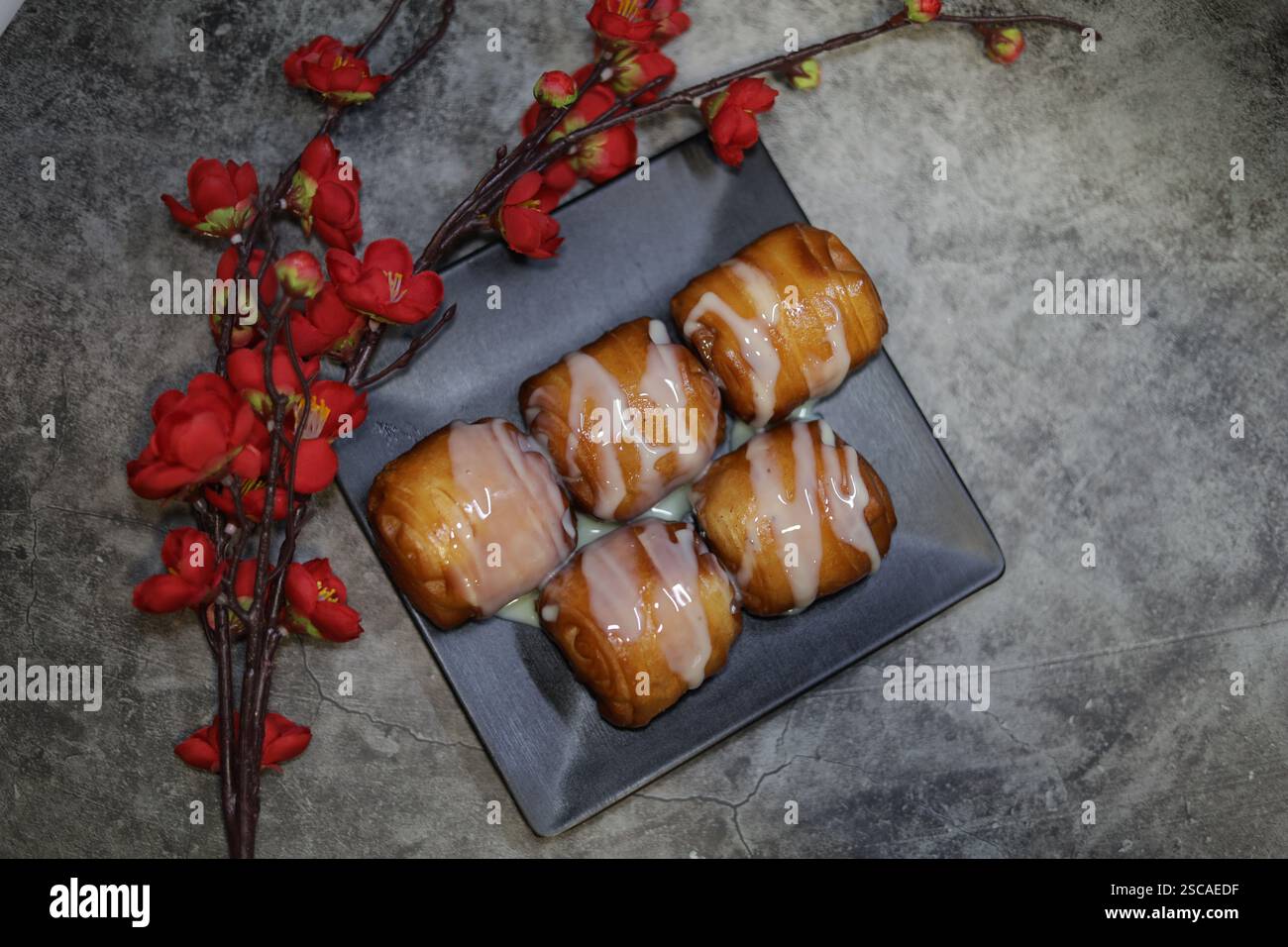 "Soft, fluffy steamed bao filled with the sweetness of condensed milk ...