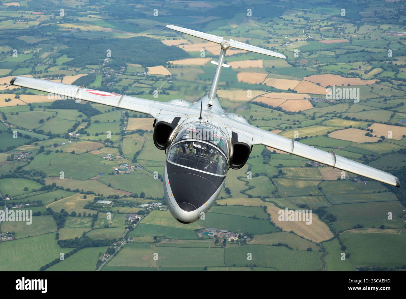 Austrian Air Force Saab 105 in tactical flight Stock Photo - Alamy