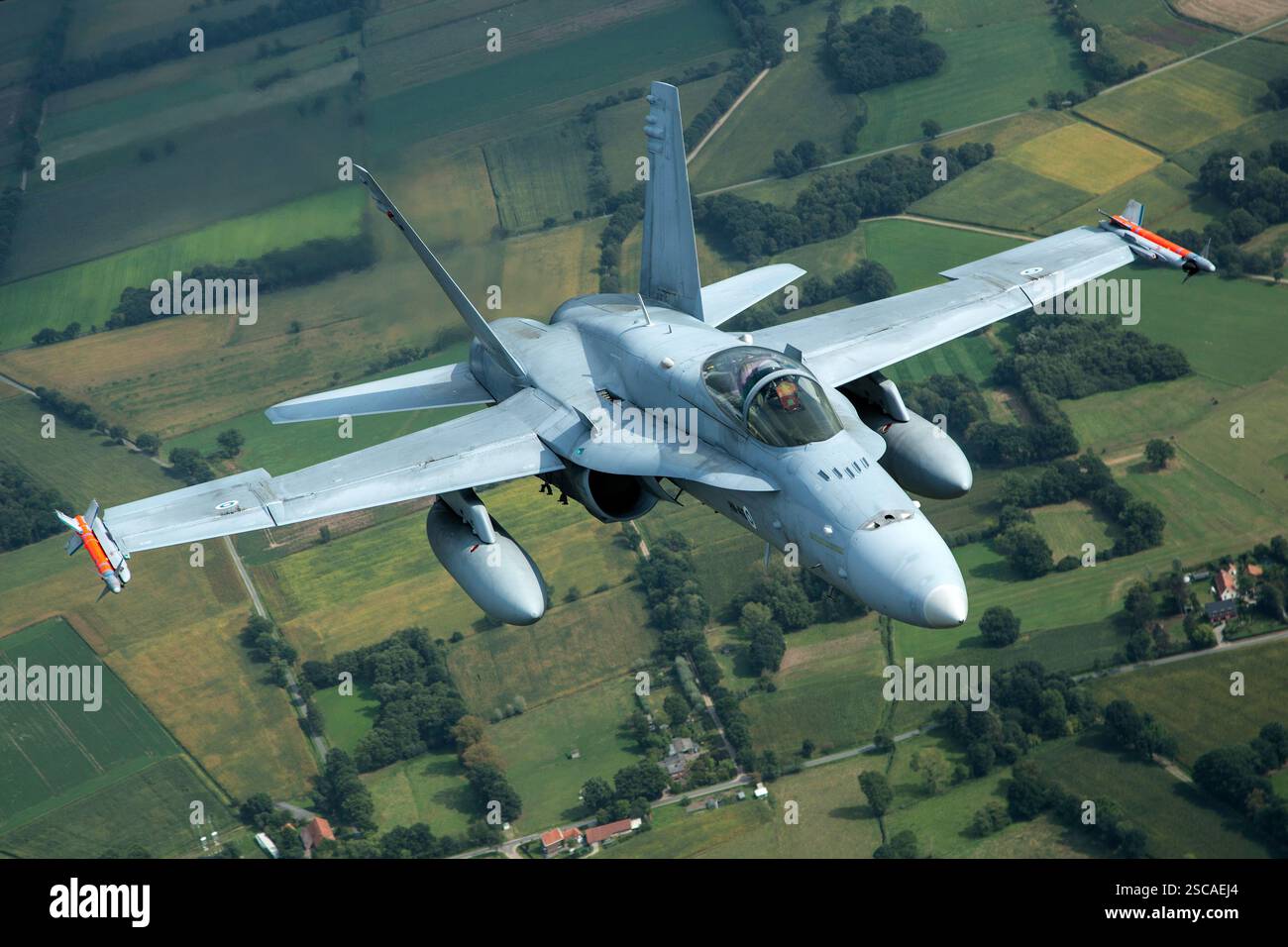The Finnish Air Force's McDonnell Douglas F/A-18 Hornet is a twin ...