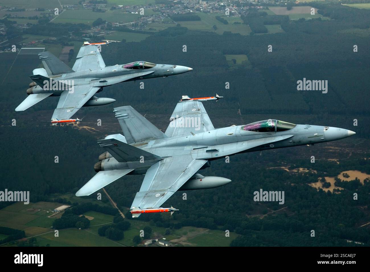 The Finnish Air Force operates the McDonnell Douglas F/A-18 Hornet, a ...