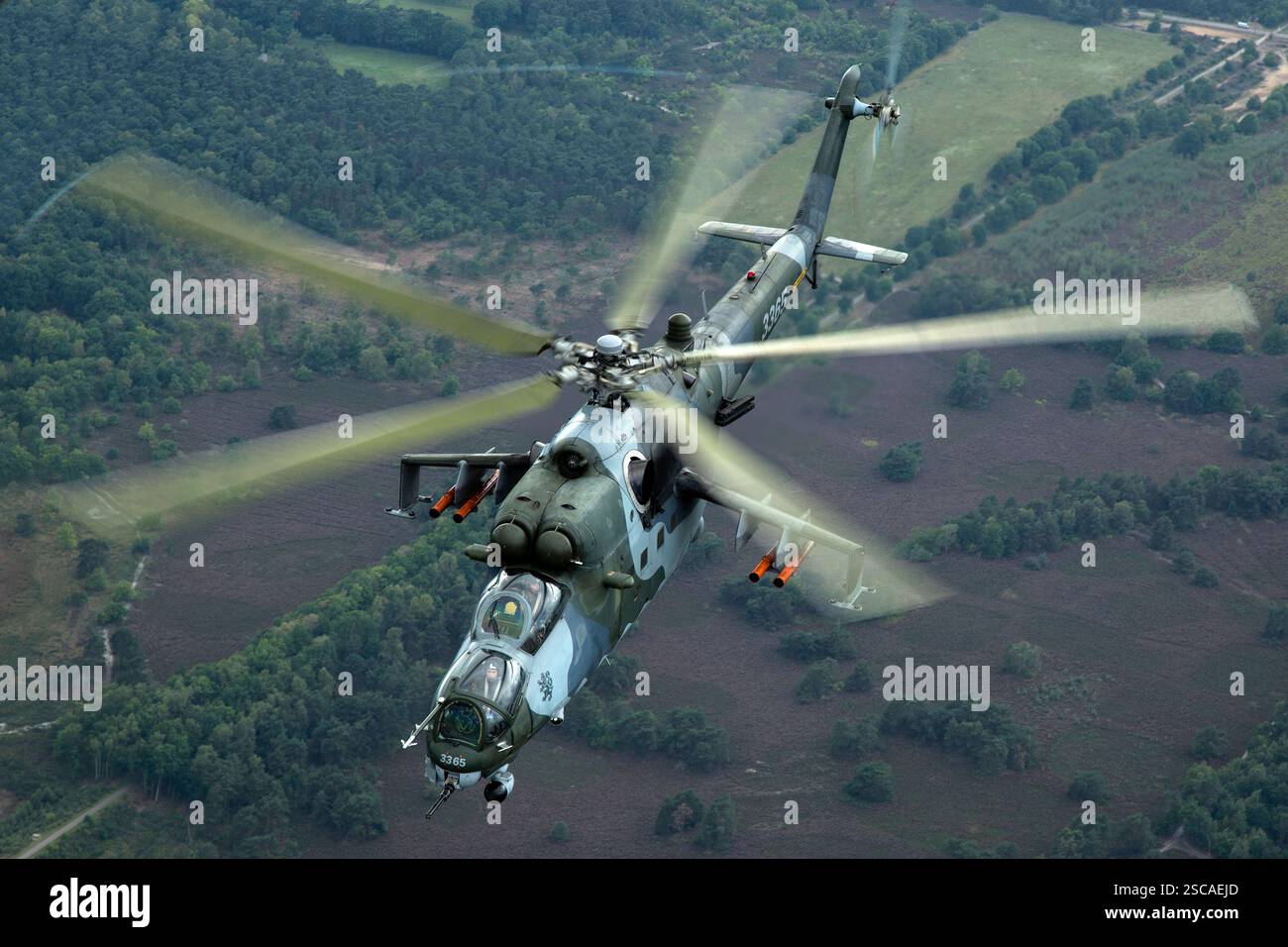 The Mil Mi-24 is a Soviet-designed attack helicopter used by the Czech ...
