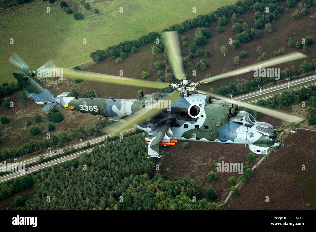 The Mil Mi-24 is a Soviet-designed attack helicopter used by the Czech ...