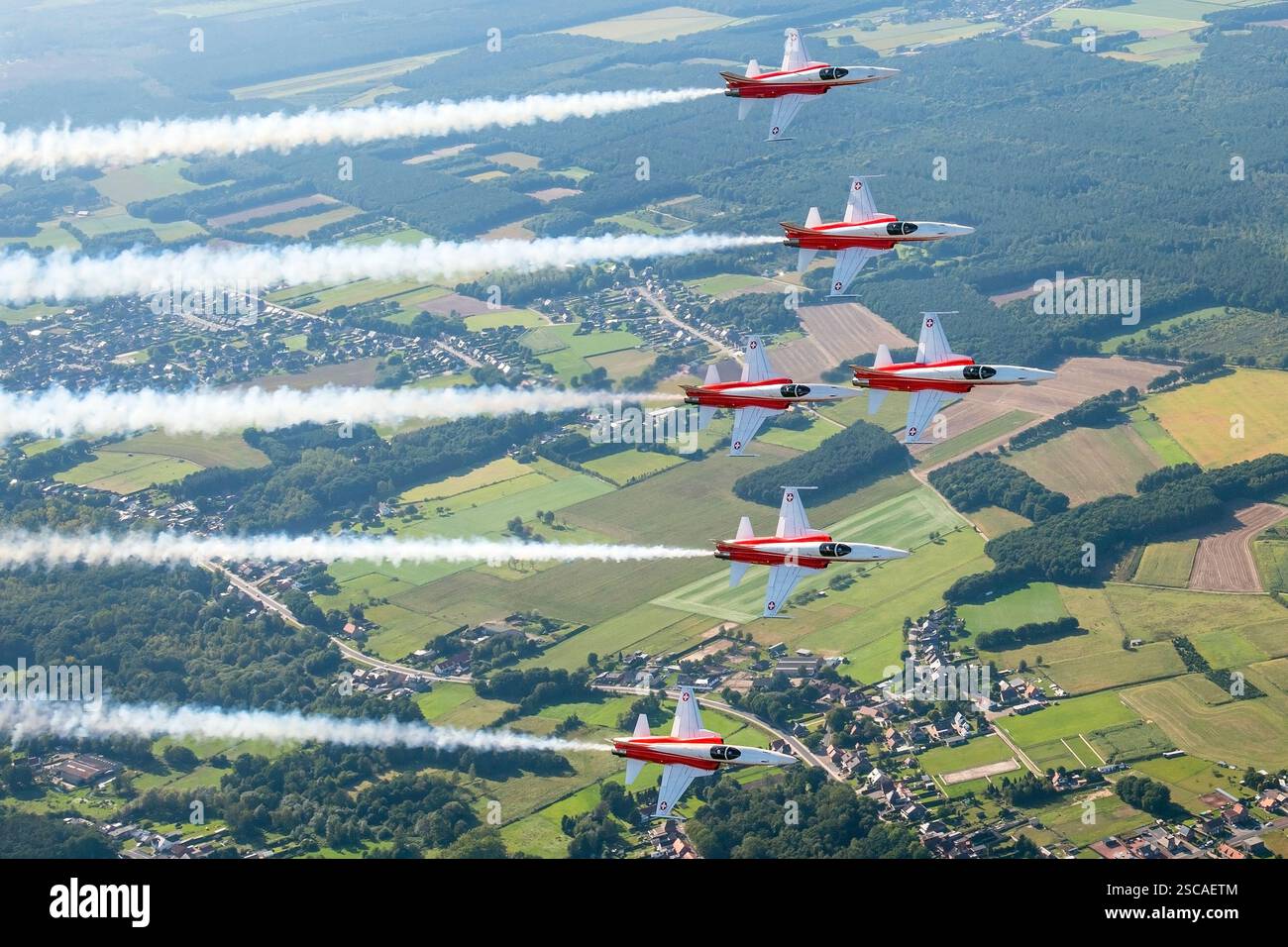 The Patrouille Suisse is the aerobatic display team of the Swiss Air ...